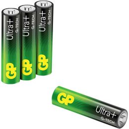 Ultra Micro (AAA)-Batterie Alkali-Mangan 1.5 v 4 St. - Gp Batteries