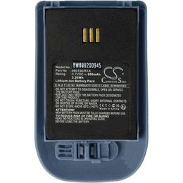 Akku kompatibel mit Innovaphone IP62 schnurlos Festnetz Telefon (900mAh, 3.7V, Li-Ion) inkl. Rückdeckel - vhbw