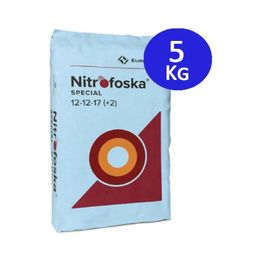 Dünger Nitrofoska Spezial 5 kg, 12+12+17+2, empfohlen nach dem Beschneiden und für Bäume im Wachstumsalter