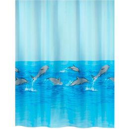 Nemo -Kollektion, Textilduschvorhang 180 x 200, 100% Polyester, Blau - Spirella