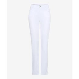 Brax Damen Five-Pocket-Hose Style CAROLA, Weiß, Gr. 32