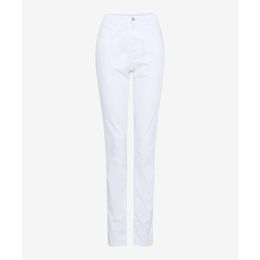 Brax Damen Five-Pocket-Hose Style MARY, Weiß, Gr. 42L