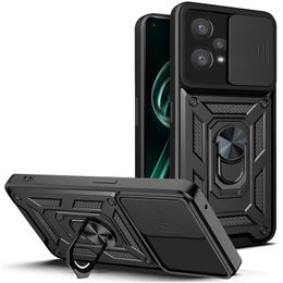 MARKENLOS - CamShield Armor Hülle kompatibel mit Samsung Galaxy A52s 5G Case Kameraschutz Ringhülle Halter Stoßfest