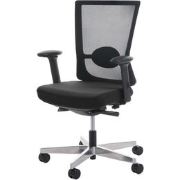 HHG Bürostuhl merryfair Karlstad, Schreibtischstuhl, Sliding-Funktion ergonomisch schwarz - black