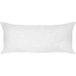 Beliani - Kopfkissen Weiß Lyocell-Bezug 40 x 80 cm Hoch mit Polyester-Füllung Rechteckig Weich Bettkissen für Allergiker Geeignet Schlafzimmer - Weiß