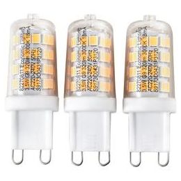 LED-Leuchtmittel Damian max. 3,5 Watt, 3-teilig