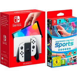 Nintendo Switch Switch OLED + Switch Sports, weiß