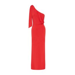 Tussah Kleid 'POPPY' Damen Gr&ouml;&szlig;e 36 rot Winterkleid