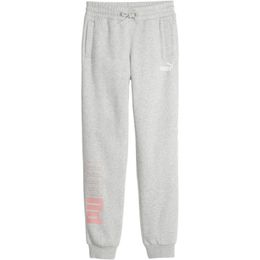 Puma® Jogginghose, Elastikbund, meliert, für Kinder, grau, 176