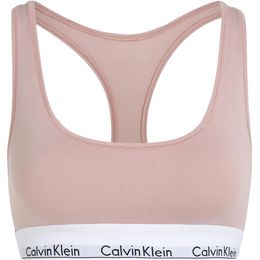 Calvin Klein Flirty Bustier, Logo-Bund, für Damen, rosa, XL