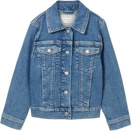 Tom Tailor Jeansjacke, Brusttaschen, für Kinder, blau, 116/122