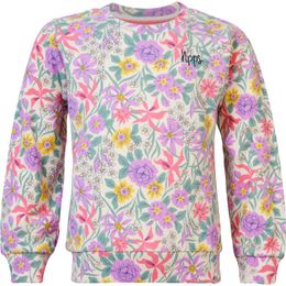 Noppies Sweatshirt, florales Design, Rippbündchen, für Kinder, mehrfarbig, 116