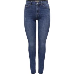 Only® Jeanshose, Skinny Fit, High-Waist, für Damen, blau, L/32