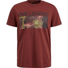 PME-Legend PME LEGEND T-Shirt, Print-Motiv, für Herren, rot, XL