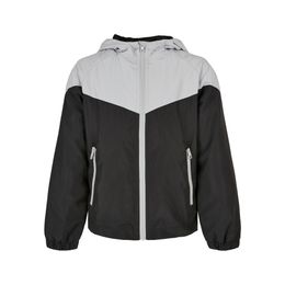 Urban Classics Jacke 'Windunner' Jungen Gr&ouml;&szlig;e 134/140 greige / schwarz