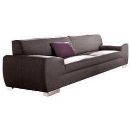 2,5-Sitzer DOMO collection "Ricardo" Sofas Gr. B/H/T: 224cm x 81cm x 95cm, Luxus-Kunstleder, ohne Funktion, braun