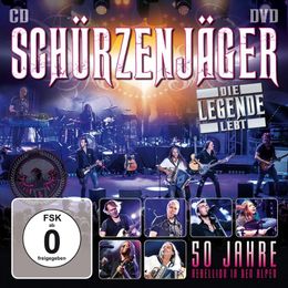 Die Legende lebt - 50 Jahre Rebellion in den Alpen (CD+DVD) - Schürzenjäger. (CD mit DVD)