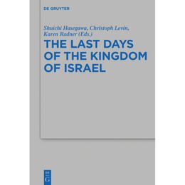 De Gruyter The Last Days of the Kingdom of Israel, Kartoniert (TB)