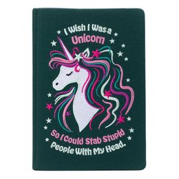 I Wish I Was A Unicorn Embroidered Journal - Insight Editions, Leinen