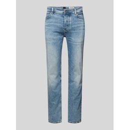 BOSS Orange Tapered Fit Jeans im 5-Pocket-Design Modell 'TABER'