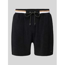 BOSS Shorts mit elastischem Label-Bund