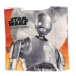 Star Wars Badeponcho Star Wars Rouge One K-2SO Badeponcho ohne Kapuze aus 100% Baumwolle 50