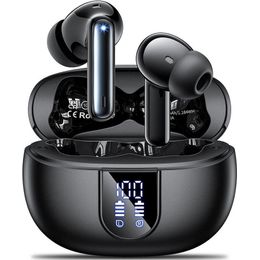 Aoslen Kabellos Bluetooth 5.3 Sport LED Anzeige 42 std Spielzeit In-Ear-Kopfhörer (Schnurlose Kopfhörer mit Bluetooth-Technologie für grenzenlose Freiheit beim Musikhören
