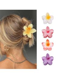 FIDDY Haarclip 4 Stück Blumen-Haarklammern