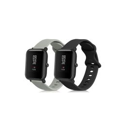 kwmobile Uhrenarmband 2x Sportarmband für Huami Amazfit Bip / Bip Lite
