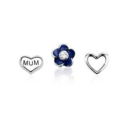 UNIQUE Charm-Einhänger Set Floating Charms 925er Silber UNIQUE FSC0006