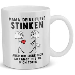 22Feels Tasse Mama Geschenk von Tochter Muttertag Geburtstag Mutter Weihnachten Frau