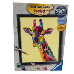 Ravensburger Malen nach Zahlen Malset Malen-Komplettset "Bunte Giraffe"