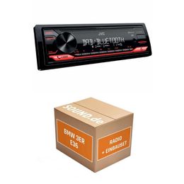 JUST SOUND best choice for caraudio Autoradio Einbaupaket mit KD-X282DBT für 3er BMW E36 mit Bose System Autoradio