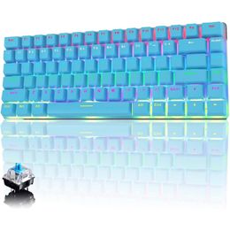 CROSS ZEBRA Regenbogen Hintergrundbeleuchtung Gaming-Tastatur (Anti-Ghosting-Technologie