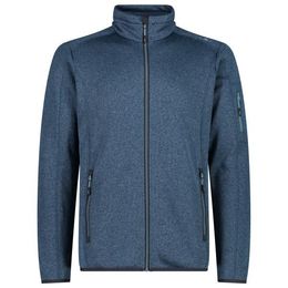 CMP - Jacket Knitted + Mesh - Fleecejacke Gr 46 blau