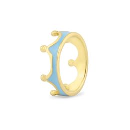 Monkimau Fingerring Kronen Ring vergoldet (Packung)