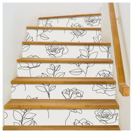 FIDDY Aufkleber Wandaufkleber für Treppen im modernen Stil