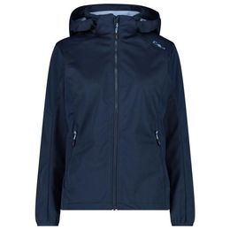 CMP - Women's Jacquard Softshell Jacket Zip Hood - Softshelljacke Gr 34 blau