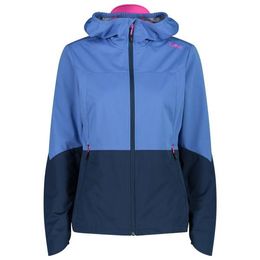 CMP - Women's Extralight Softshell Jacket w/ Fix Hood - Softshelljacke Gr 34 blau