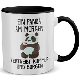 22Feels Tasse Panda Süßes Tier Spruch KaffeeGeschenk Arbeitskollege Büro Humor
