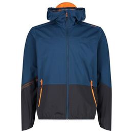 CMP - Jacket Fix Hood Poly Pongee - Softshelljacke Gr 46 blau