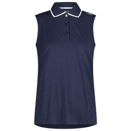 CMP - Women's Polo Sleeveless - Polo-Shirt Gr 34 blau