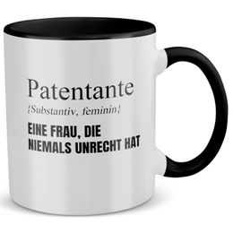 22Feels Tasse Patentante Geschenk Taufpatin Patin Geburtstag Weihnachten Idee Frauen