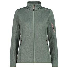 CMP - Women's Jacket Knitted + Mesh - Fleecejacke Gr 34 oliv