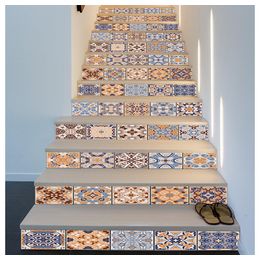 FIDDY Aufkleber Treppenaufkleber mit Muster im böhmischen Stil