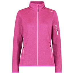 CMP - Women's Jacket Knitted + Mesh - Fleecejacke Gr 34 rosa