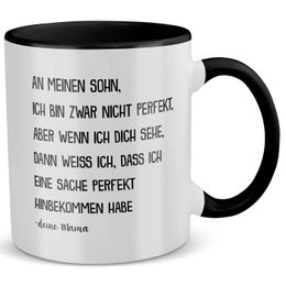 22Feels Tasse Sohn Geschenk von Mama Geburtstag 18 Jahre Mutter Kind Weihnachten Abi