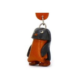 Monkimau Schlüsselanhänger Pinguin Schlüsselanhänger Leder Tier Figur (Packung)