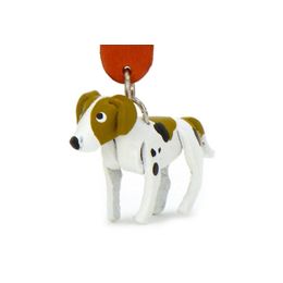 Monkimau Schlüsselanhänger Foxhound Schlüsselanhänger Leder Tier Figur (Packung)