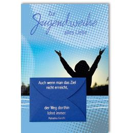 Verlag Dominique Grußkarten Jugendweihe – Geldkarte